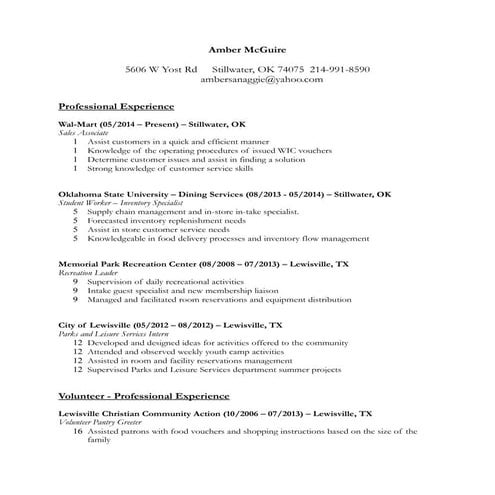 Master Resume | DOCX