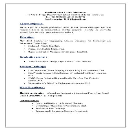 TAMER cv | PDF