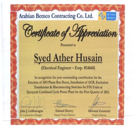 Certificate of Appreciation | PDF