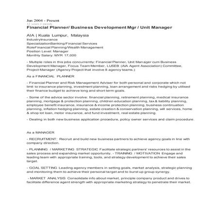 AIA JOB DESCRIPTION | DOCX