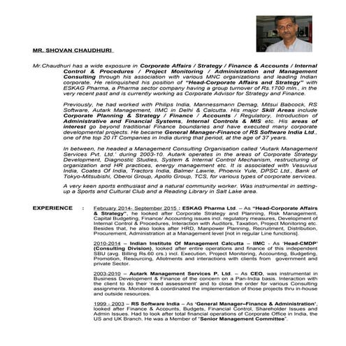 Shovan Profile | PDF