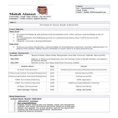 Mahdi Alanazi Resume (2) | PDF
