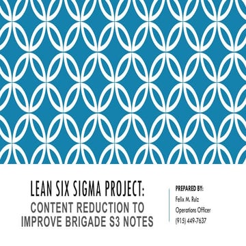 LSS Project_BDE S3 Notes | PDF
