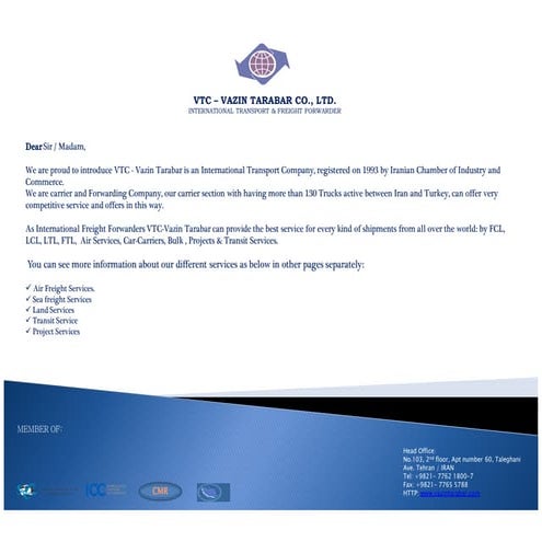 VTC INTRODUCTION | PDF