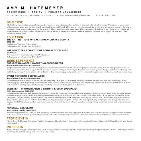 AMH_MT_Resume_2017 | PDF