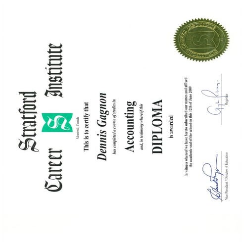 Stratford Institute diploma (2) | PDF