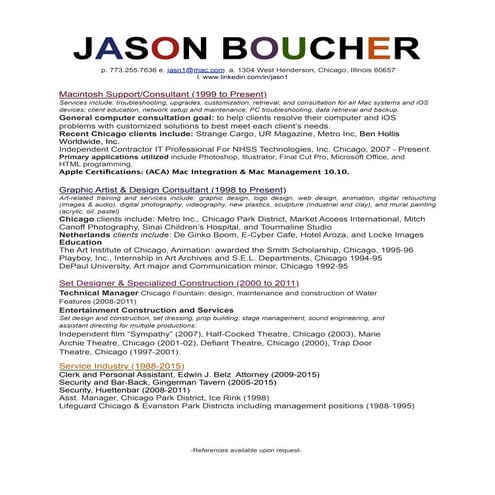 jason boucher resume copy | PDF