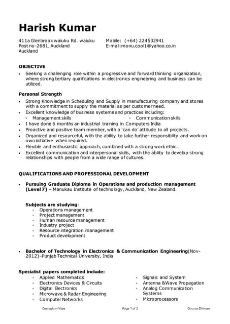 curriculum vitae | PDF