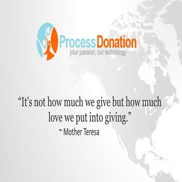 Process Donation Overview | PPT