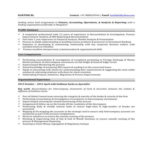 Karthik - Updated Resume | PDF