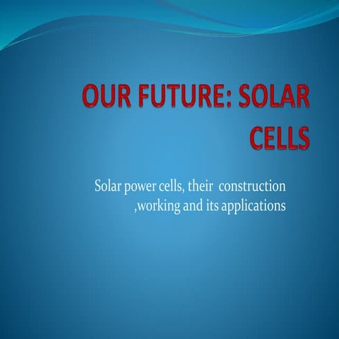 OUR FUTURE | PPTX | Physics | Science