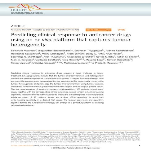 Patient Specific Lung Cancer Assembloid Model.pptx