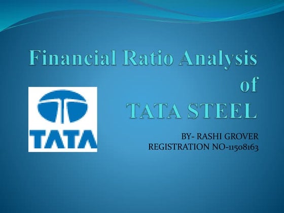 A Presentation on Tata steel Company | PPT