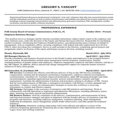 Confident HR Professional | DOC