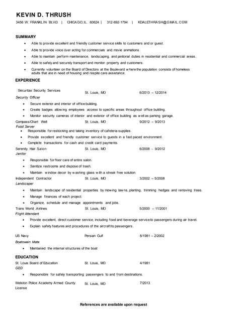 Daws Jackson Resume November 2016 | PDF