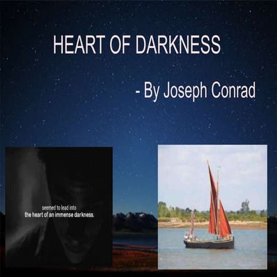 A study of English Literature | Heart of Darkness | PPT