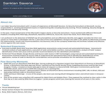 Security Resume | PDF