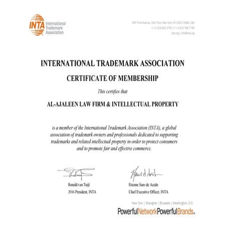 INTAMembershipCertificate | PPT