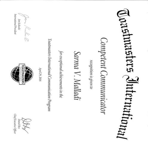 TM CC Certificate | PDF