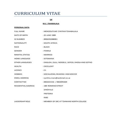CV. | PDF