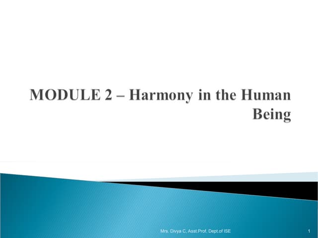 Human values unit 2 notes | PDF