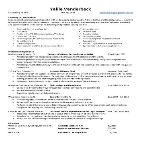 RESUME-CS | DOCX | Business | Business and Finance