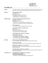 Resume- Chua Jia Jie doc | PDF