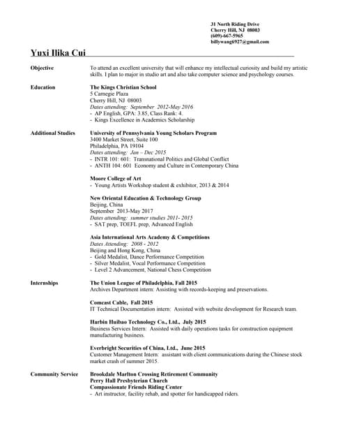 Collin Schulbaum Resume | PDF