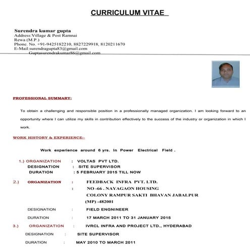 CV Pradip Patil | DOC