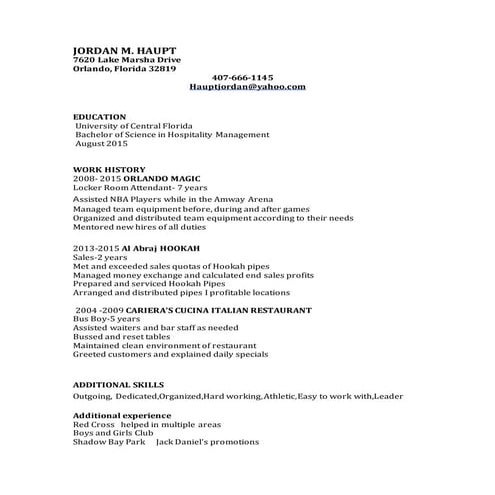 my resume 2015 word | DOCX
