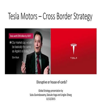 Tesla Cross Border Strategyv2 | PPTX