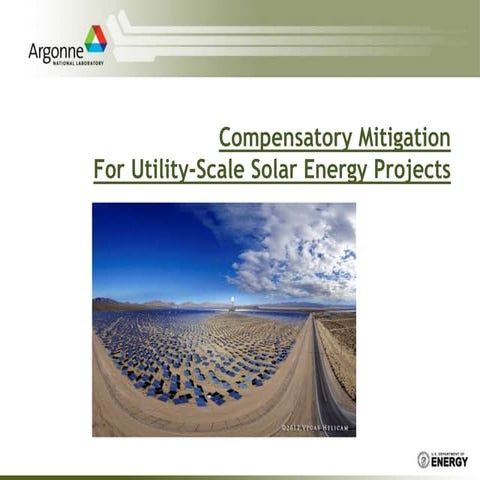Compensatory Mitigation for Utility-Scale Solar Energy Projects | DOCX