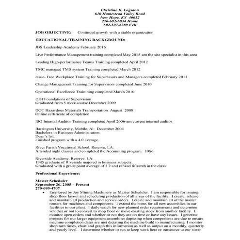 Lakeshia Revised 2016 Resume | DOCX