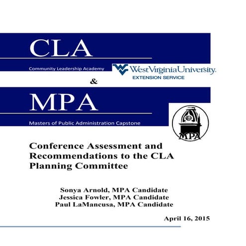 Capstone CLA MPA Report | PDF