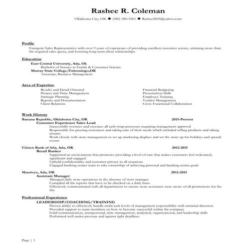 travis resume | DOCX
