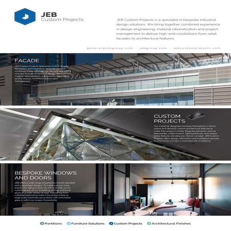 JEB CUSTOM PROJECTS PROFILE | PDF