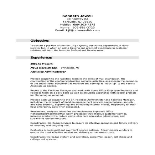 Ken's resume -1 | PDF