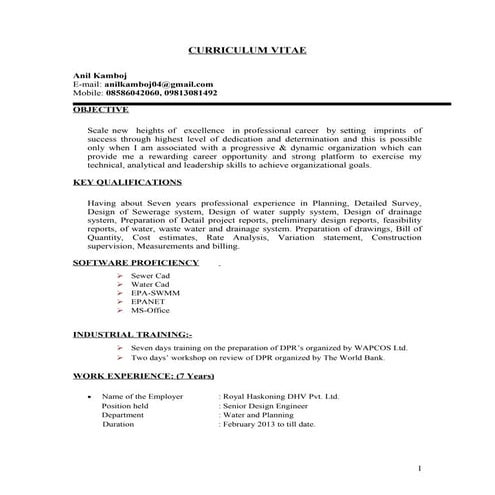 Anil_CV_Recent | DOC