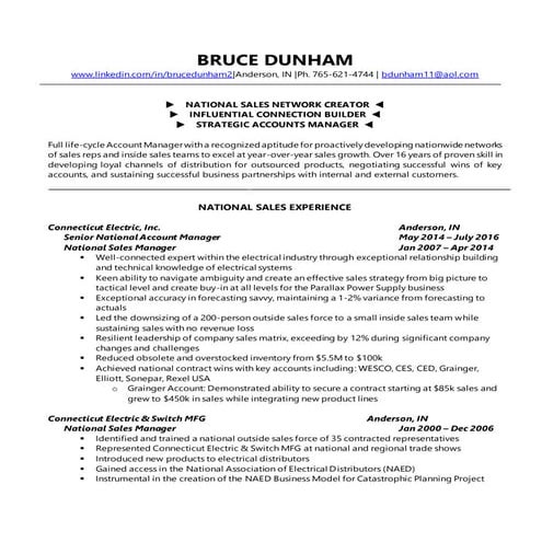 Dunham, Bruce - Resume-2 | PDF