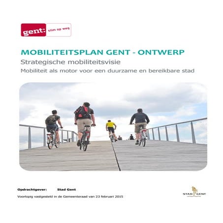 20150223_Ontwerp Mobiliteitsplan Gent | PDF