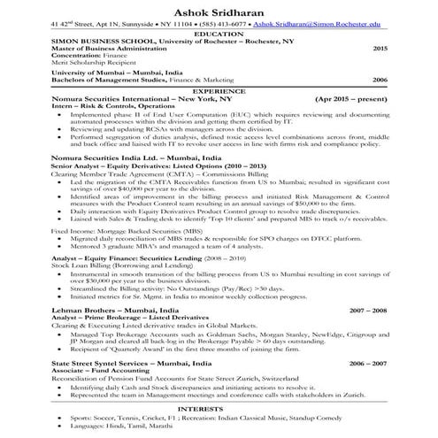 Ashok_ Sridharan_Resume | PDF