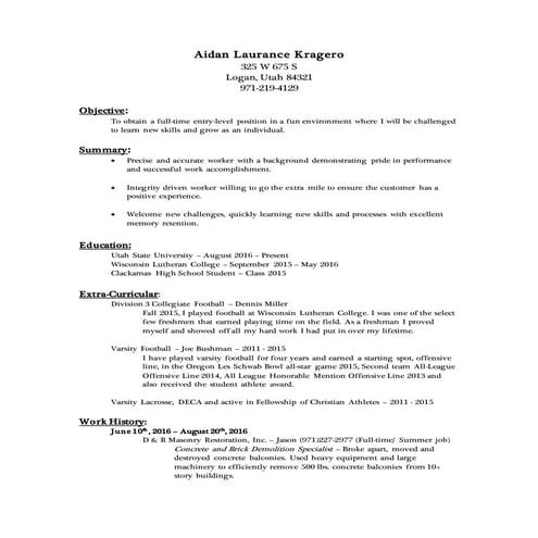 Aidan's resume revised 3.0 | DOCX