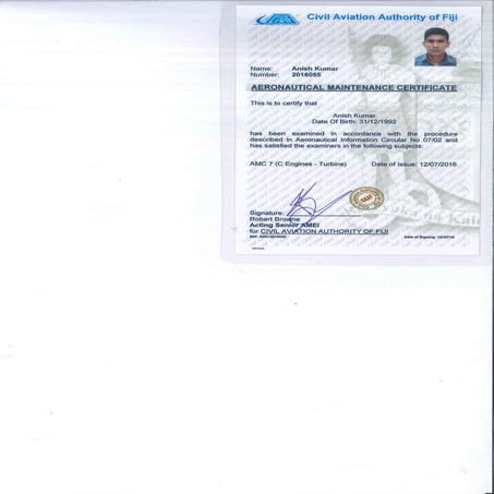 amc certificate | PDF