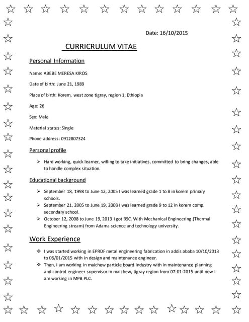 CURRICULEM VITAE | PDF | Programming Languages | Computing