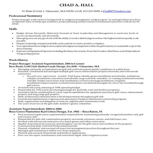 Chad Murray Resume | PDF