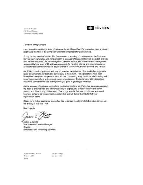 Gladys L Ref Letter | PDF