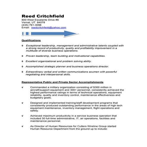 Reed Critchfield Resume | PDF