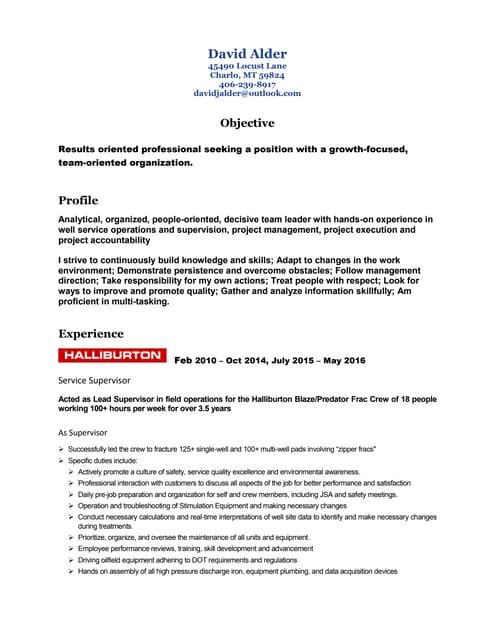 Rodney Resume | DOC | Commercial Trucks | Auto Body Styles