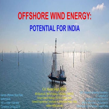 OFFSHORE WIND ENERGY | PPTX