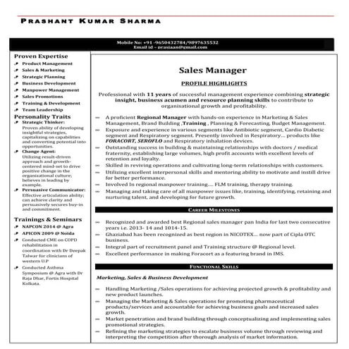 Prashant New resume | DOC